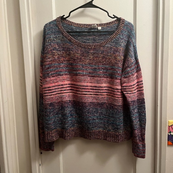 GAP | Sweaters | Multicolor Spacedye Gap Sweater | Poshmark